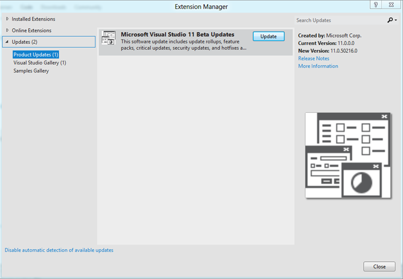blog.atwork.at | April Updates für Visual Studio 11 Beta